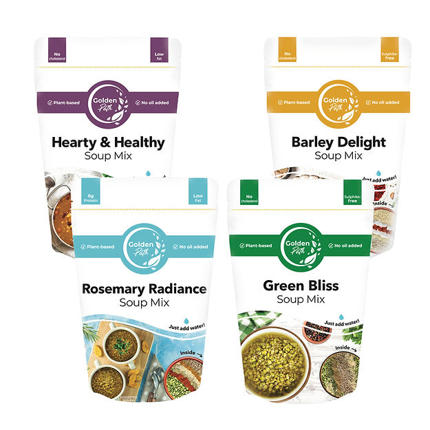 4-Pack: Health Kick - Soup Mix - Golden Path Food